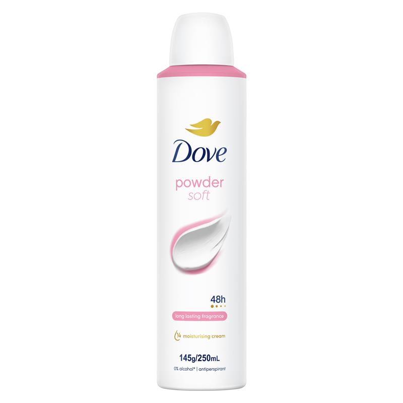 Buy Dove Women Aerosol Deodorant Powder Soft 250ml Online at Chemist ...