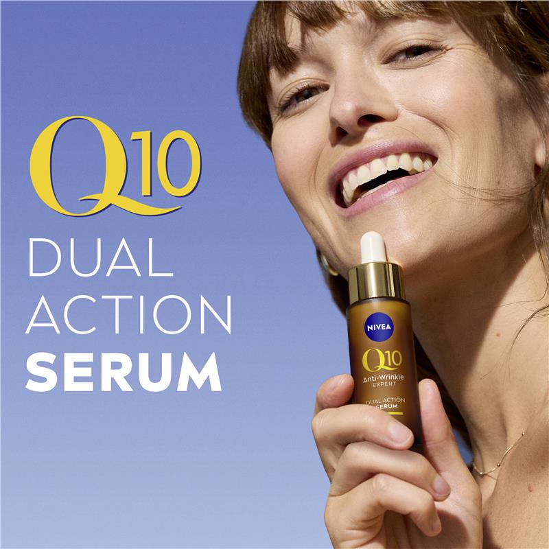 Buy Nivea Q10 Anti-Wrinkle Expert Dual Action Serum 30ml Online at ...