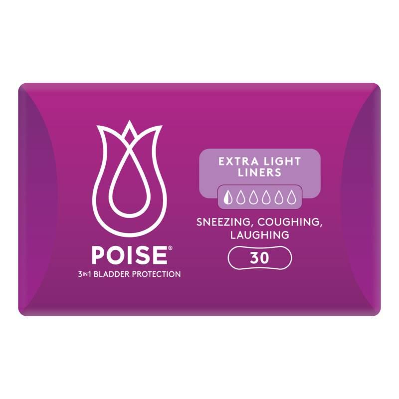 Buy Poise Liners Extra Light 30 Bulk Pack Online at Chemist Warehouse®