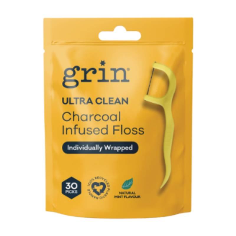 Buy Grin Floss Picks Ultra Clean Adults 30 Pack Exclusive Online at ...