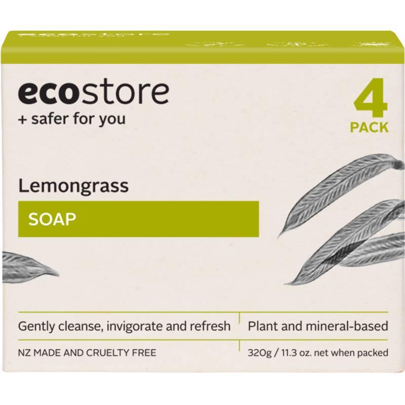Buy Ecostore Boxed Lemongrass Soap 80g 4 Pack Online at Chemist Warehouse®