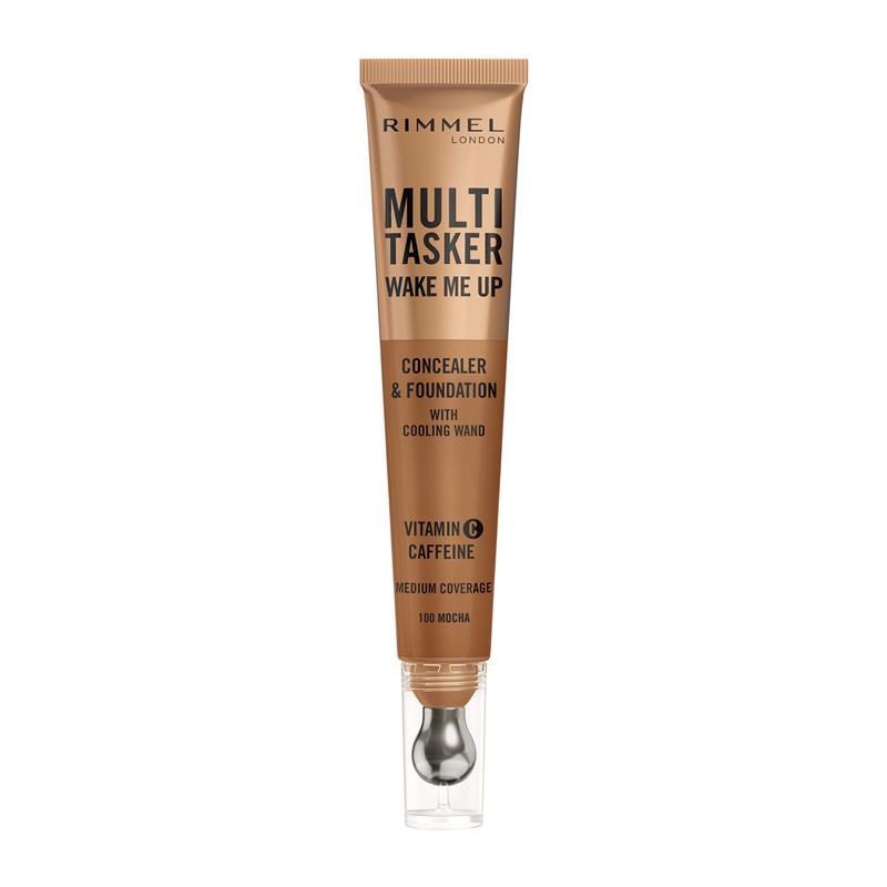 Buy Rimmel Multi Tasker Wake Me Up Concealer & Foundation 100 Mocha ...