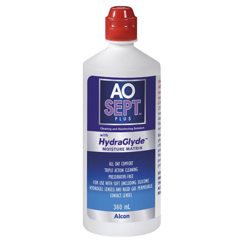 Buy AoSept Plus HydraGlyde Twin Pack 2 x 360ml Online at Chemist Warehouse®