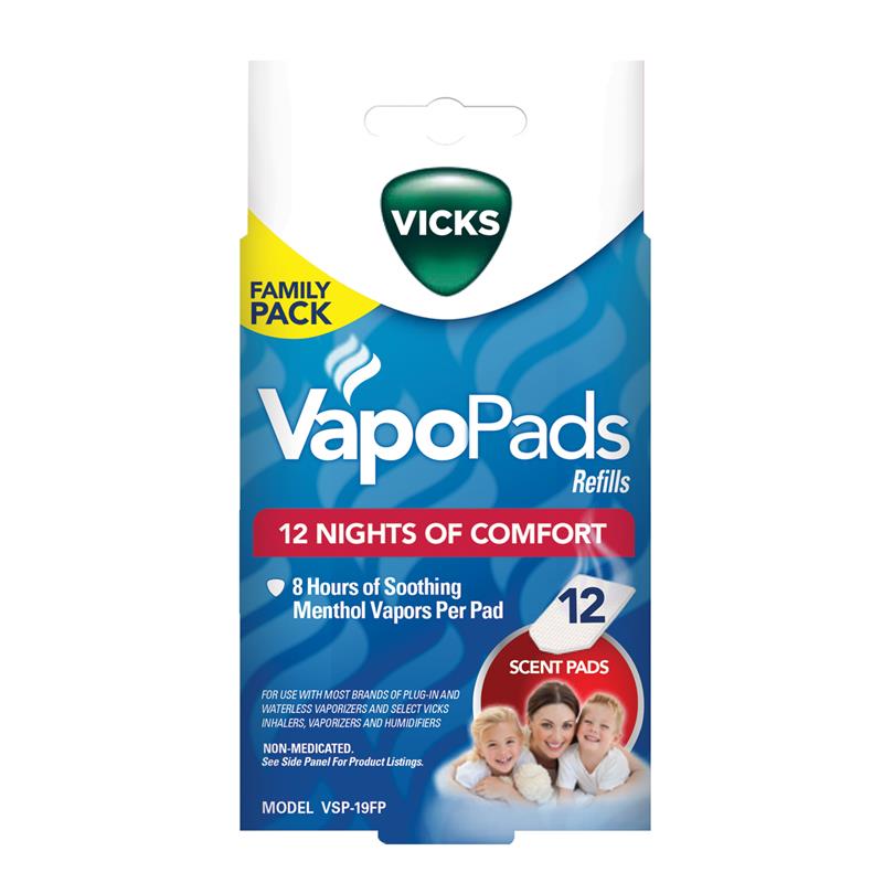 Buy Vicks VapoPads Refills Family 12 Pads Online at Chemist Warehouse®