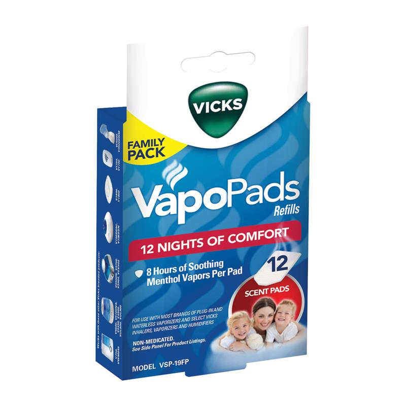 Buy Vicks VapoPads Refills Family 12 Pads Online at Chemist Warehouse®