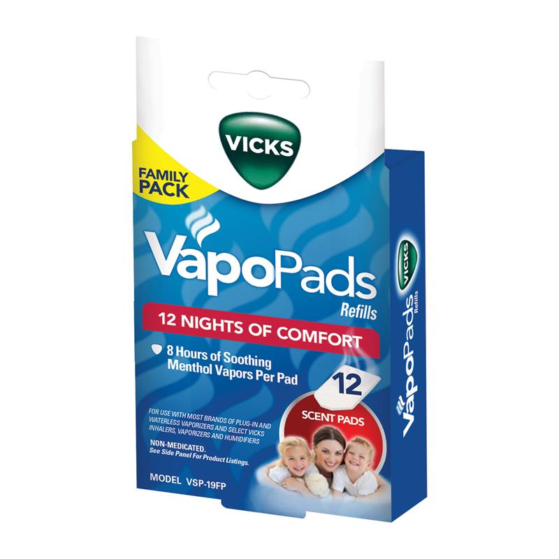 Buy Vicks VapoPads Refills Family 12 Pads Online at Chemist Warehouse®