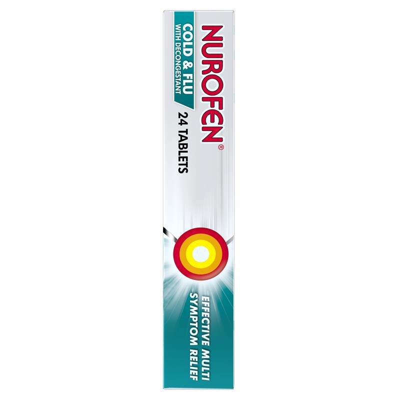 Buy Nurofen Cold & Flu With PSE Decongestant 24 Tablets (Pharmacist ...