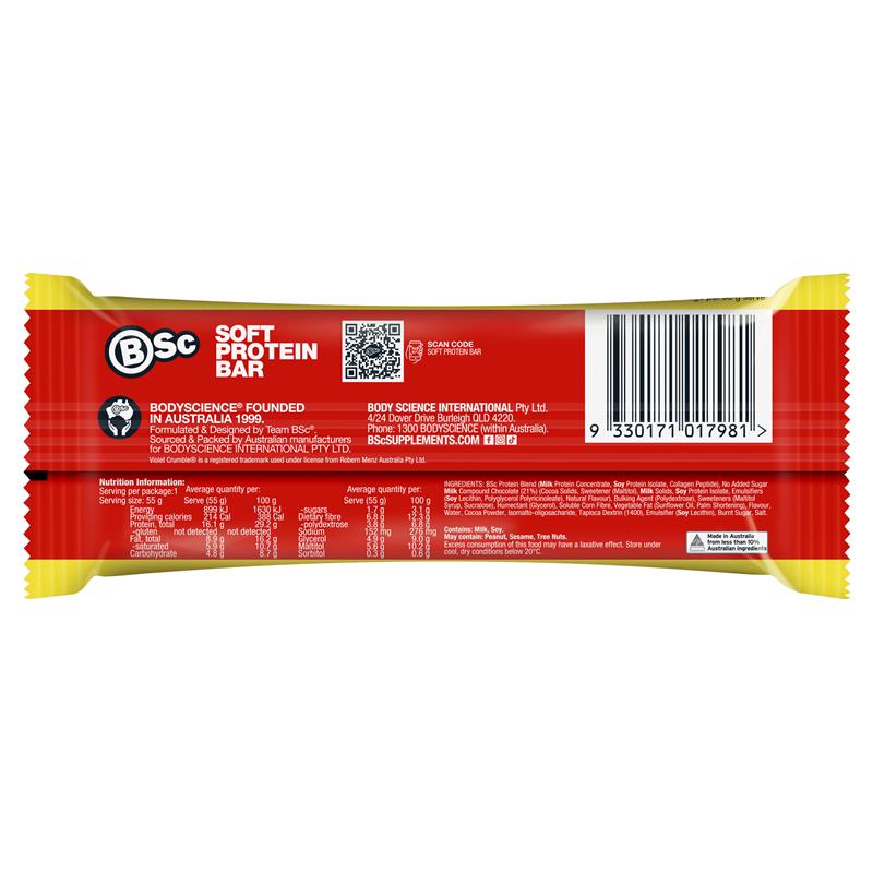 Buy BSc Soft Protein Bar Banana Choc 55g Online at Chemist Warehouse®