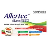 Buy Allertec Allergy Relief 42 Soft Capsules Online at Chemist Warehouse®