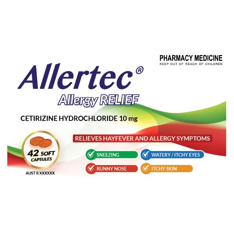Buy Allertec Allergy Relief 42 Soft Capsules Online at Chemist Warehouse®