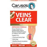 Buy Caruso's Veins Clear One-A-Day 60 Tablets Online at Chemist Warehouse®