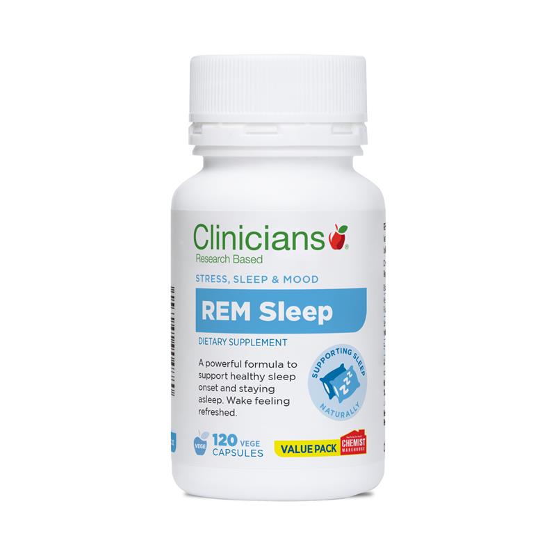Buy Clinicians REM Sleep 120 Capsules Exclusive Online at Chemist ...