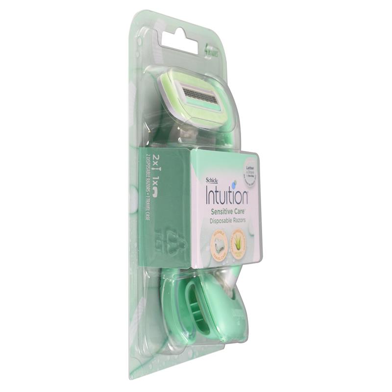 Buy Schick Intuition Sensitive Care Disposable Razor 2 Pack Online at ...