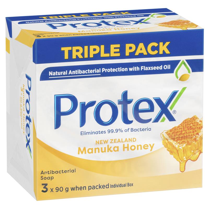 Buy Protex Manuka Honey Bar Soap 90g 3 Pack Online at Chemist Warehouse®