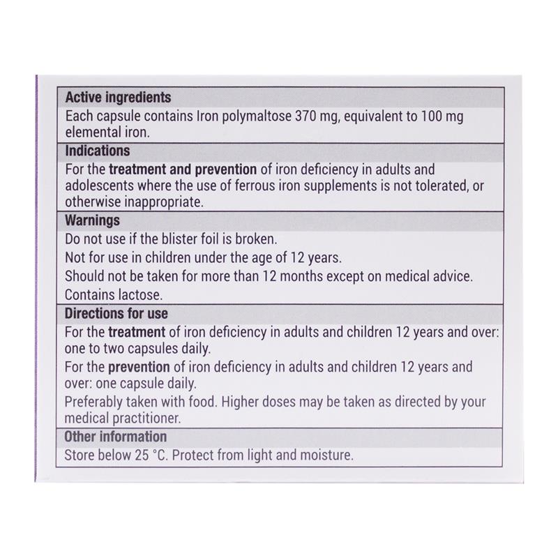 Buy Ferro-Malt 30 Capsules Online at Chemist Warehouse®