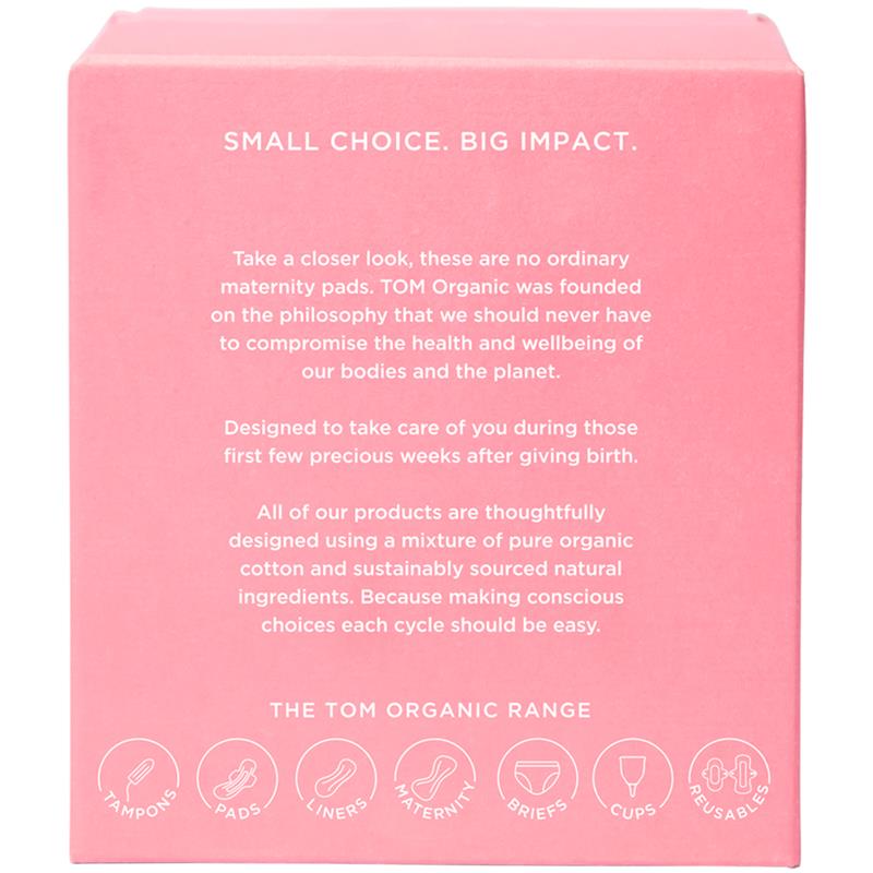 Buy TOM Organic Pads Maternity 8 Pack Online at Chemist Warehouse®