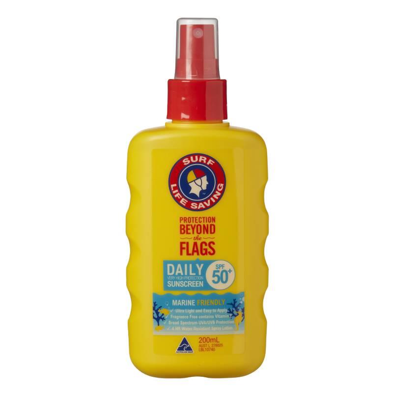 Buy Surf Life Saving Sunscreen SPF 50+ Daily Pump Spray 200ml Online at ...