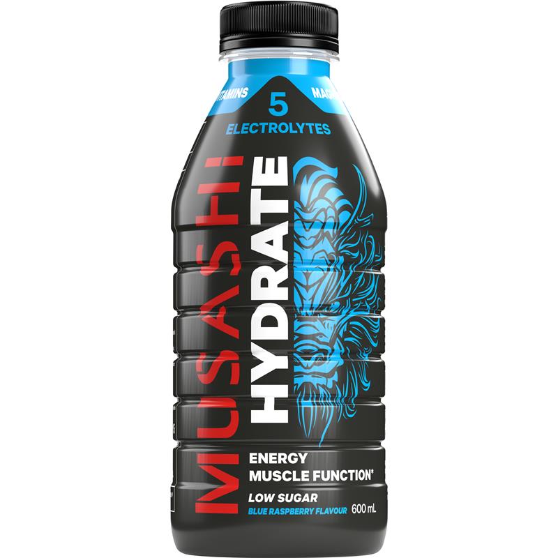 Buy Musashi Hydrate Drink Blue Raspberry 600ml Online at Chemist Warehouse®