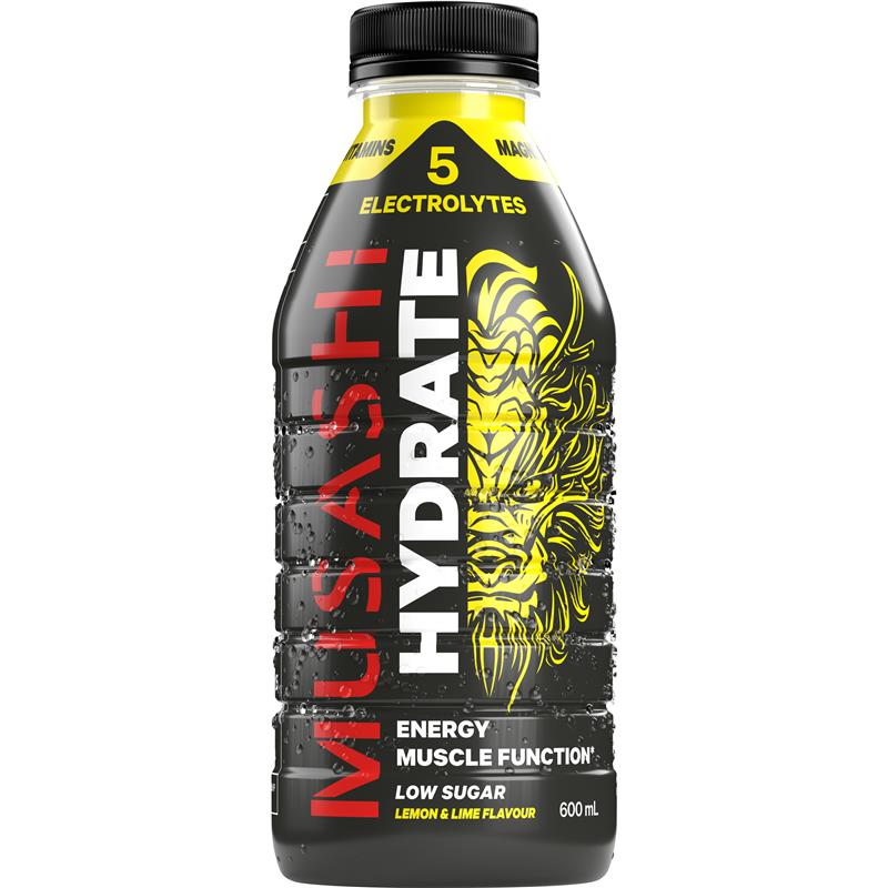 Buy Musashi Hydrate Drink Lemon Lime 600ml Online at Chemist Warehouse®