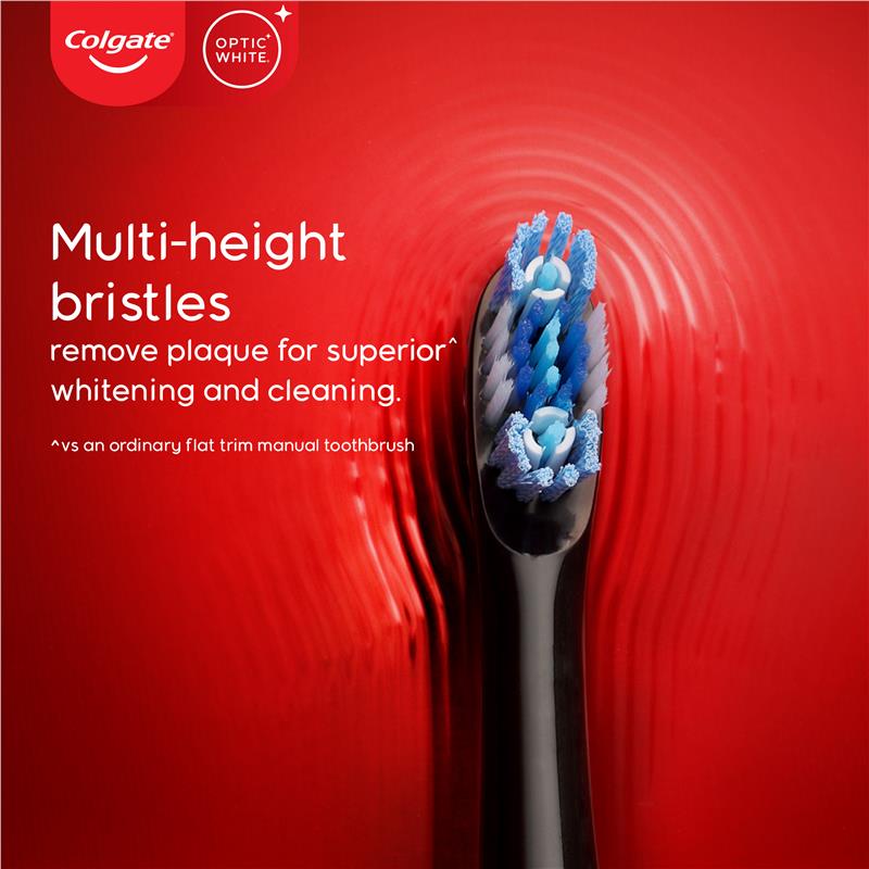 Buy Colgate Electric Toothbrush Optic White Power Refill Soft 2 Pack ...