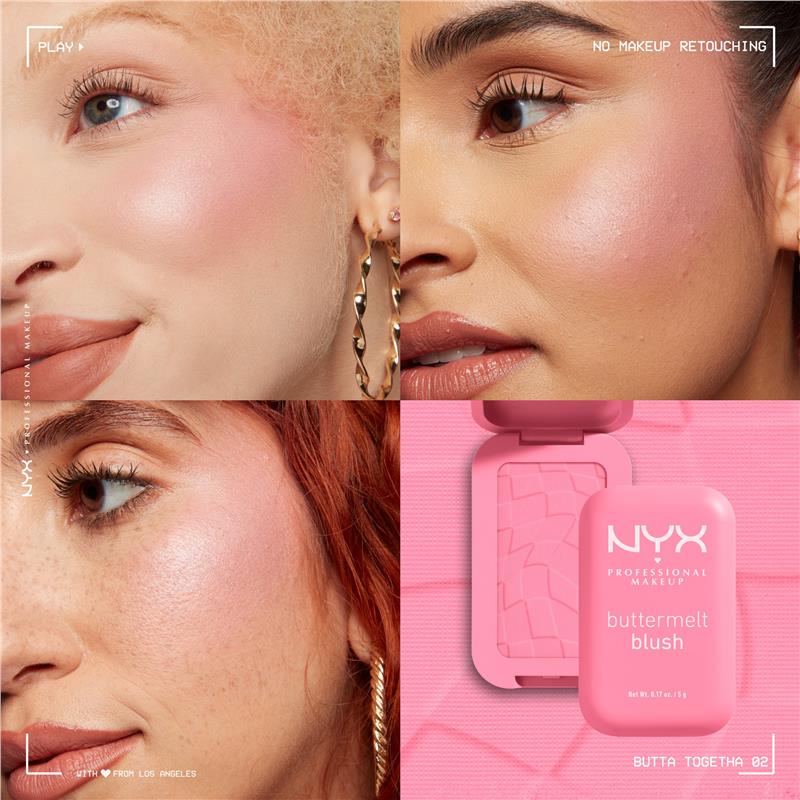 Buy NYX Buttermelt Blush Feeling Butta Online at Chemist Warehouse®