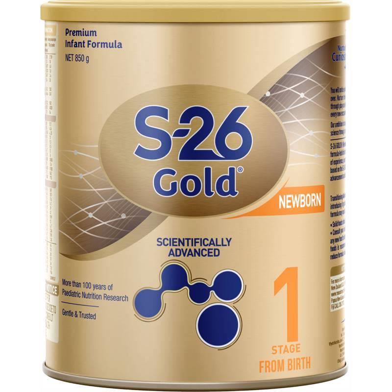 Buy S-26 Gold Stage 1 Newborn Formula From Birth 850g Online at Chemist ...