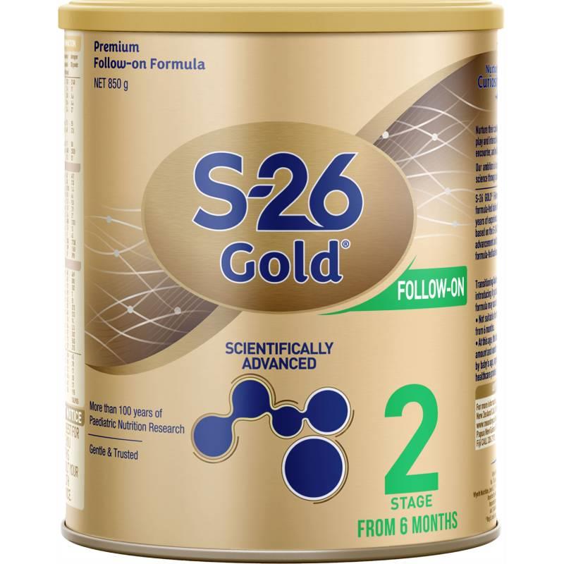 Buy S-26 Gold Stage 2 Follow-On Formula From 6 Months 850g Online at Chemist Warehouse®