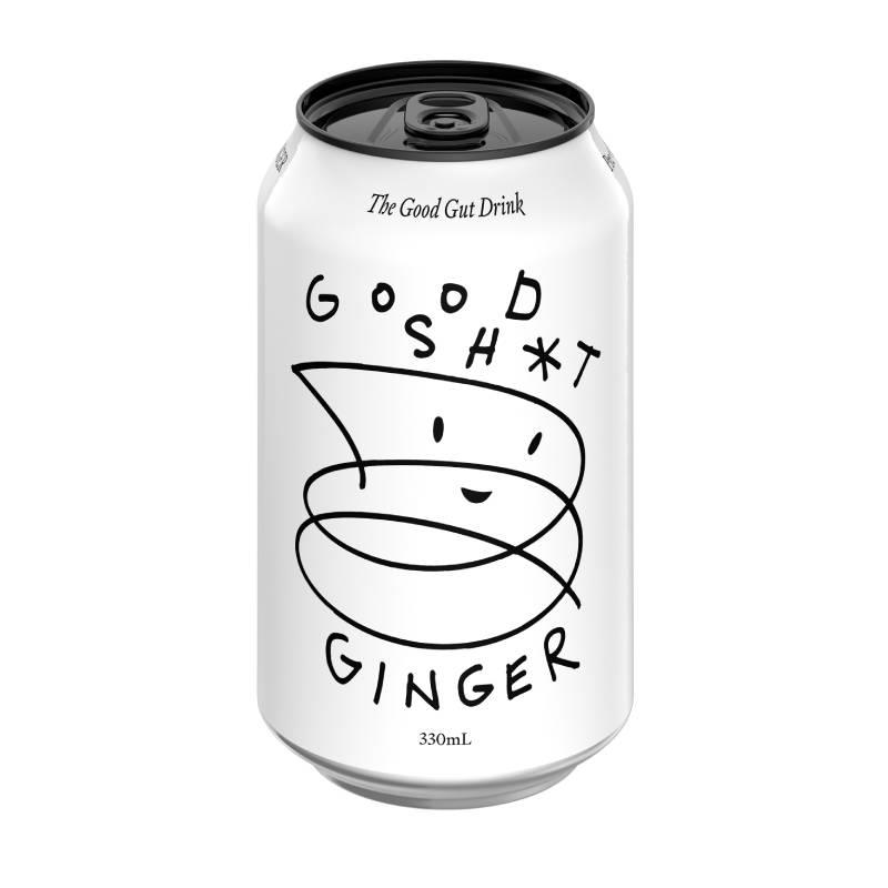 Buy Good Sh*t Pre + Pro Synbiotic Soda Ginger 330ml Online at Chemist ...