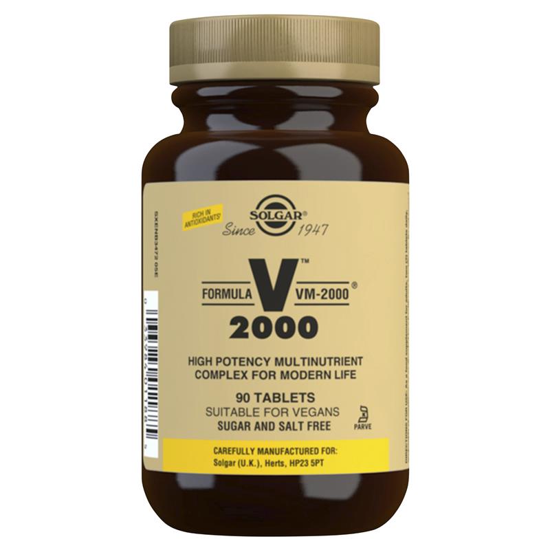 Buy Solgar Formula VM 2,000 Multivitamin 90 Tablets Online at Chemist ...