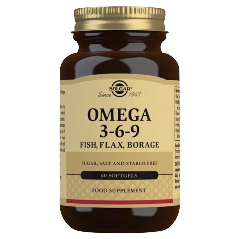 Buy Solgar Omega 3-6-9 Fish, Flax & Borage 60 Softgel Capsules Online ...