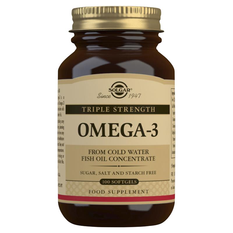 Buy Solgar Triple Strength Omega-3 100 Softgel Capsules Online at ...