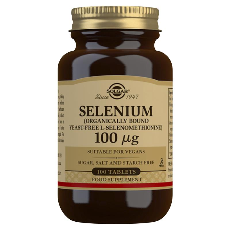 Buy Solgar Selenium 100mcg 100 Tablets Online at Chemist Warehouse®