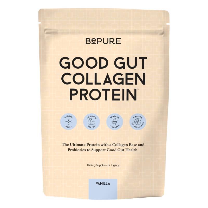 Buy BePure Good Gut Protein Vanilla Refill 536g Powder Online at ...