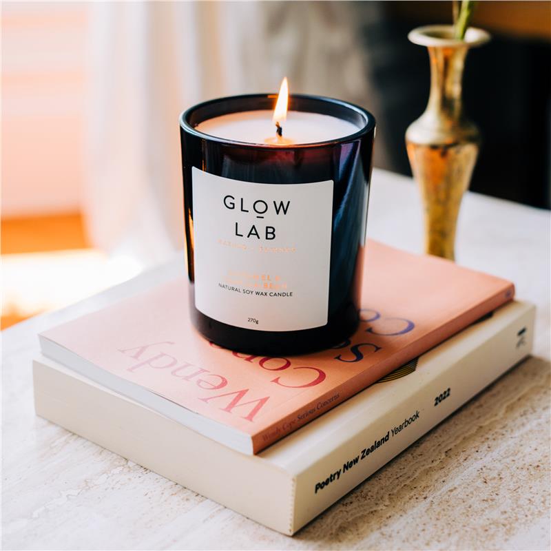 Buy Glow Lab Candle Caramel & Vanilla Bean 270g Online at Chemist ...