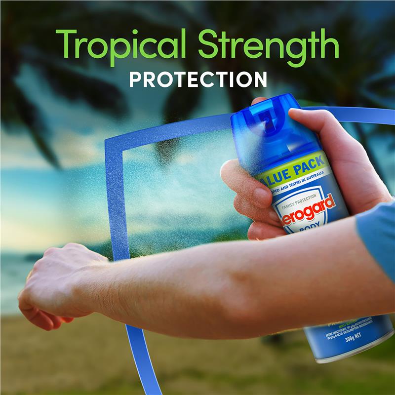Buy Aerogard Tropical Strength Insect Repellant 300g Aerosol Online at ...