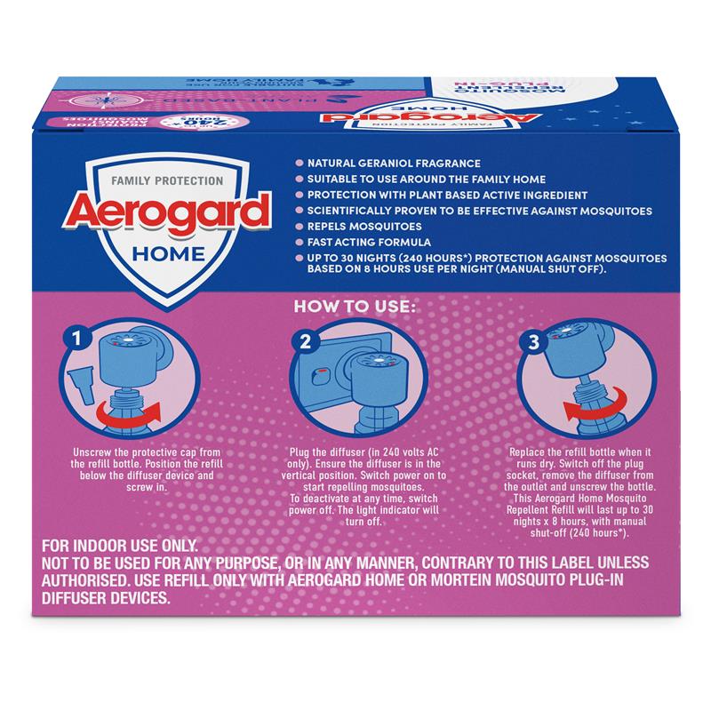 Buy Aerogard Home Mosquito Control Plug-In Prime 25ml Online at Chemist ...