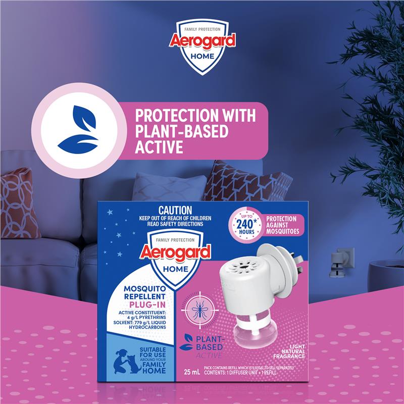 Buy Aerogard Home Mosquito Control Plug-In Prime 25ml Online at Chemist ...