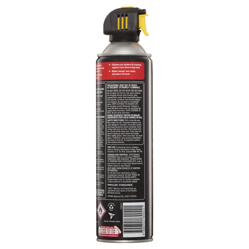 Buy Mortein PowerGard Barrier Outdoor Crawling Insect Surface Spray ...