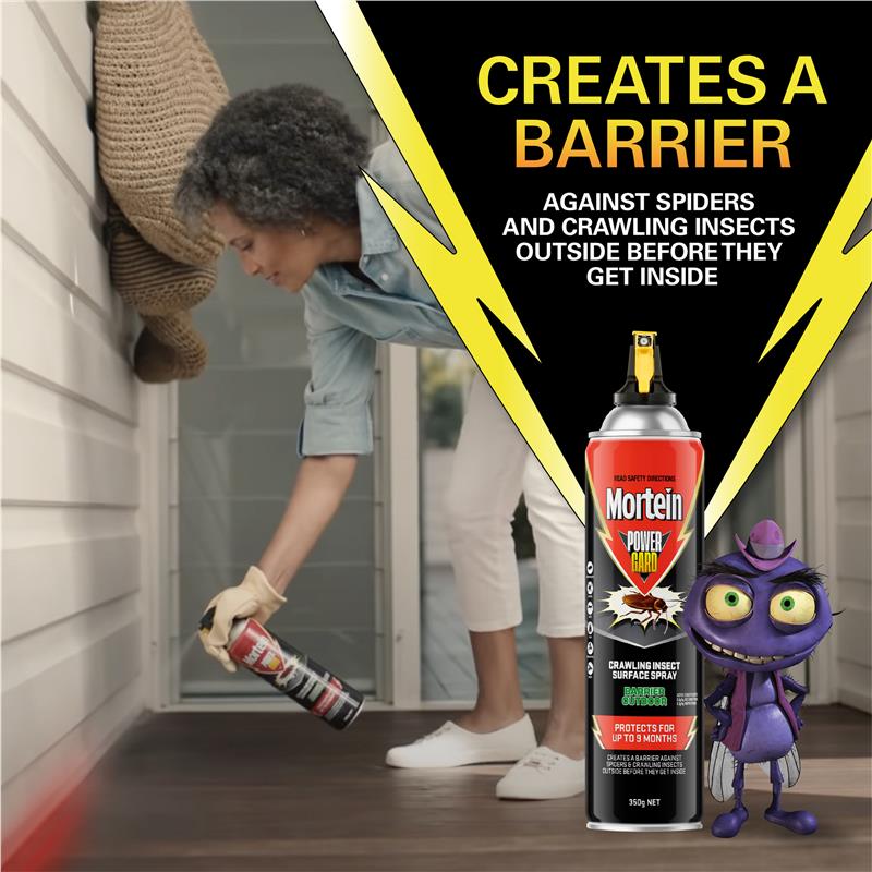 Buy Mortein PowerGard Barrier Outdoor Crawling Insect Surface Spray ...