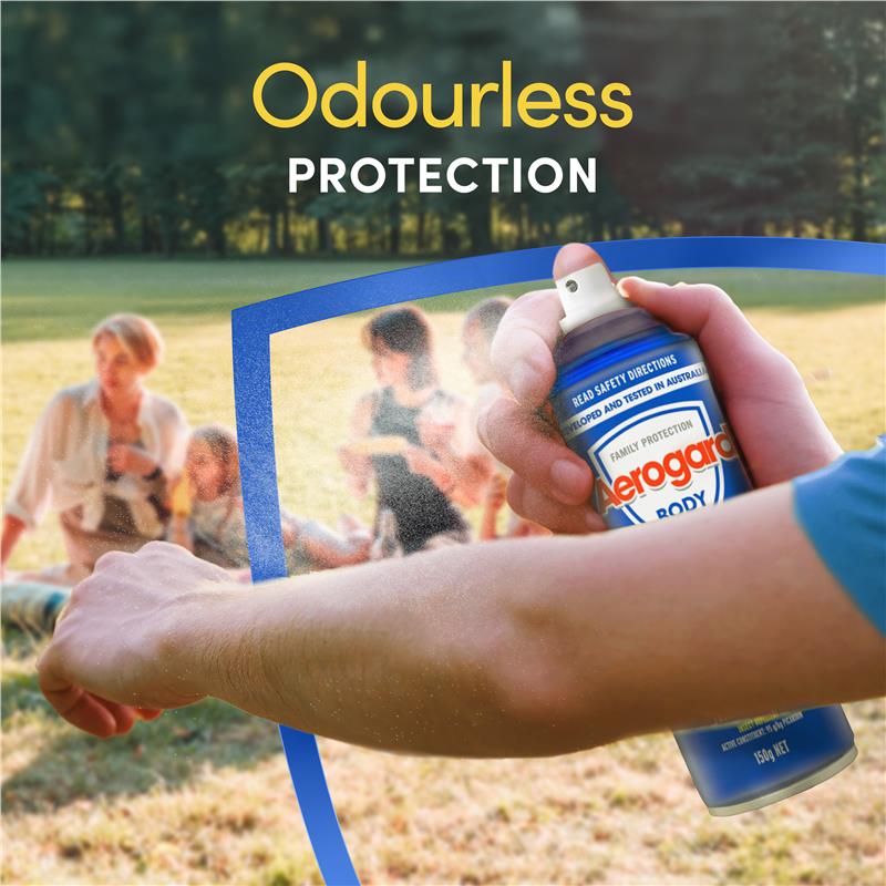 Buy Aerogard Odourless Insect Repellent 150g Aerosol Online at Chemist ...