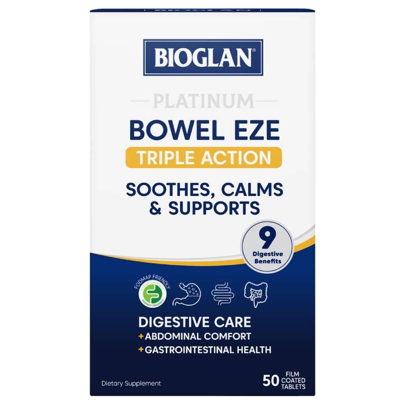 Buy Bioglan Platinum Bowel Eze 50 Tablets Online at Chemist Warehouse®