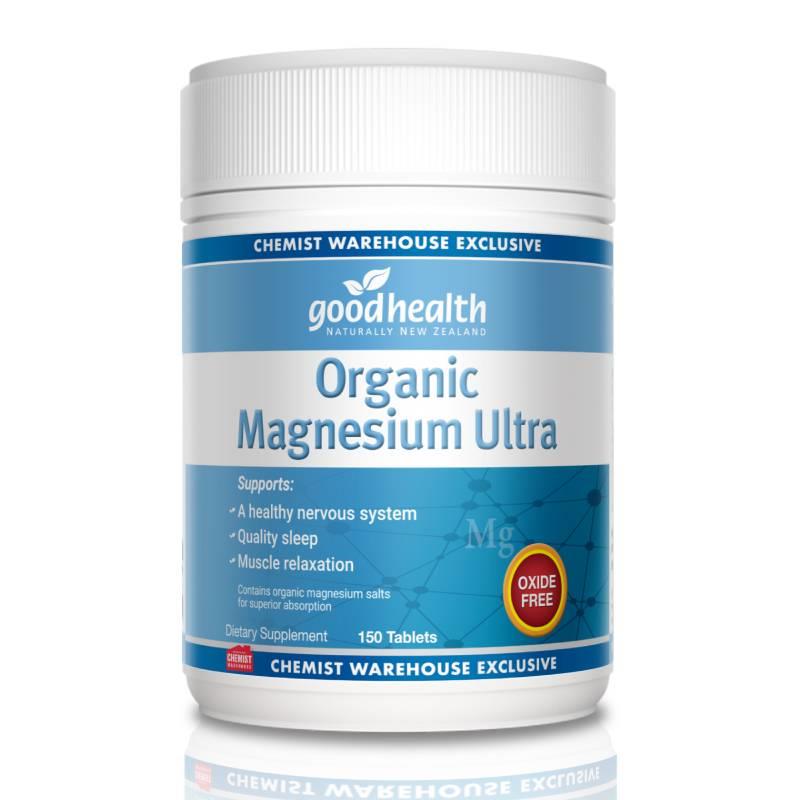 Buy Good Health Organic Magnesium Ultra 150 Tablets Exclusive Size ...