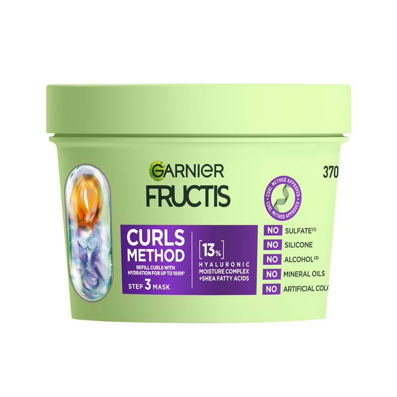 Buy Garnier Fructis Curls Method Mask 370ml Exclusive Online at Chemist ...