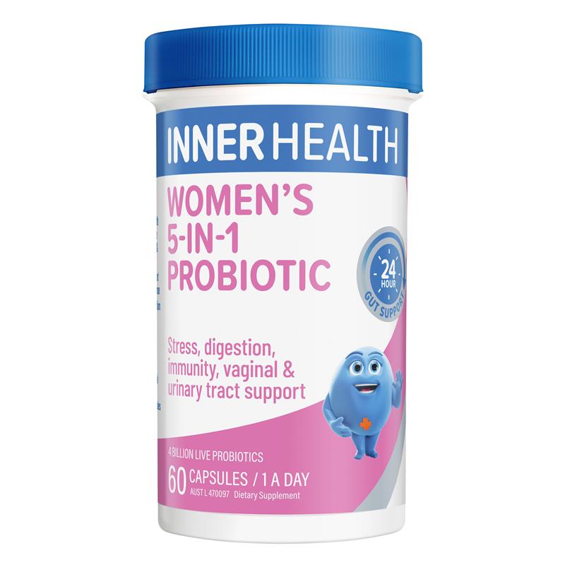 Buy Inner Health Women's 5-In-1 Probiotic 60 Capsules Online at Chemist ...
