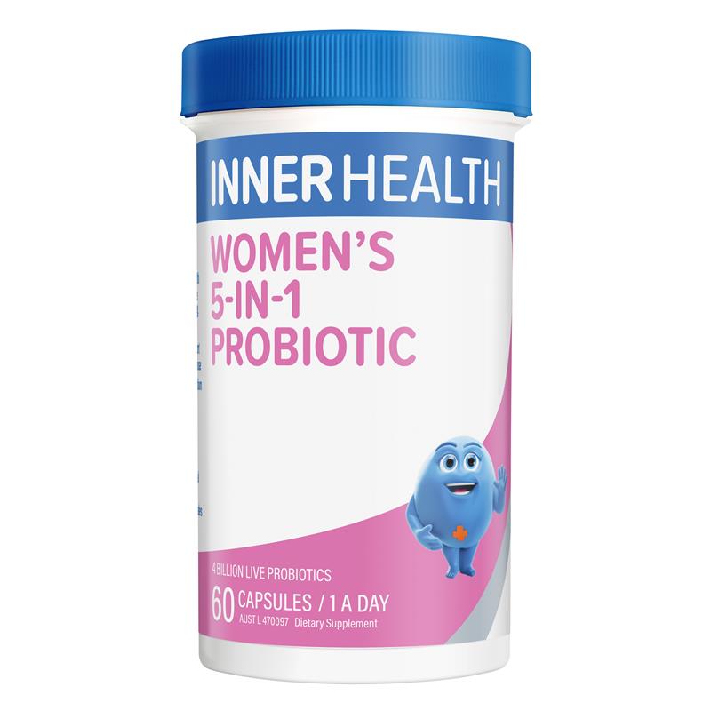 Buy Inner Health Women's 5-In-1 Probiotic 60 Capsules Online at Chemist ...