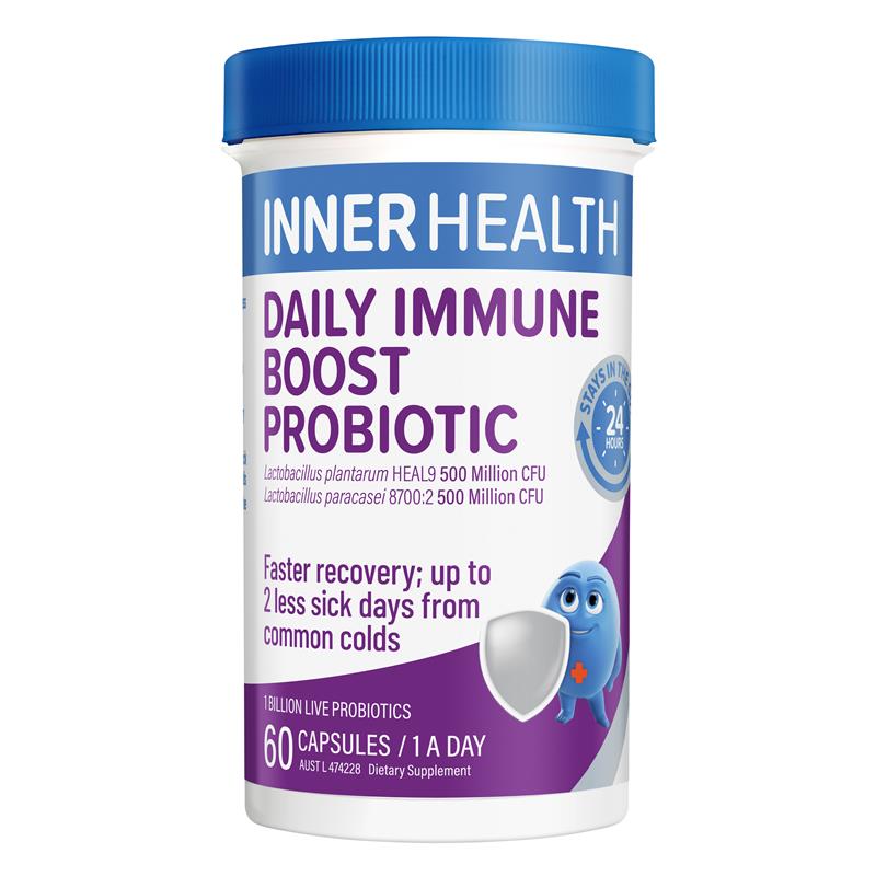 Buy Inner Health Daily Immune Boost Probiotic 60 Capsules Online at ...