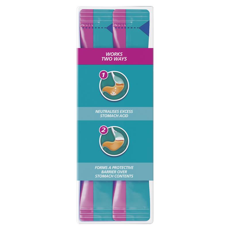 Buy Gaviscon Dual Action Liquid Peppermint 10ml x 24 Sachets Online at ...