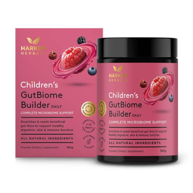 Buy Harker Herbals Children's GutBiome Builder Daily Powder 160g Online ...