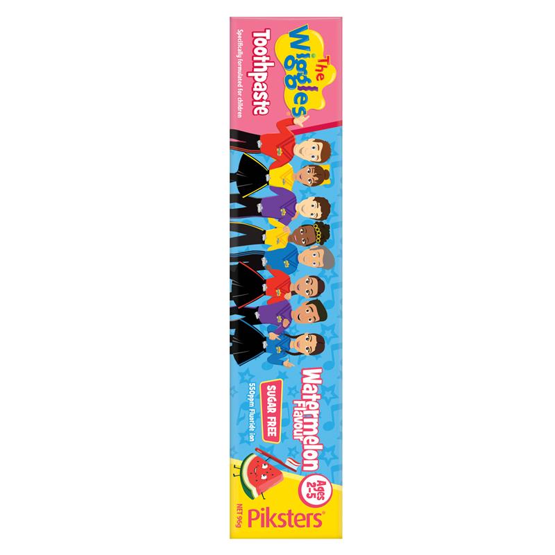 Buy Piksters The Wiggles Toothpaste Sugar Free Watermelon Ages 2 - 5 ...