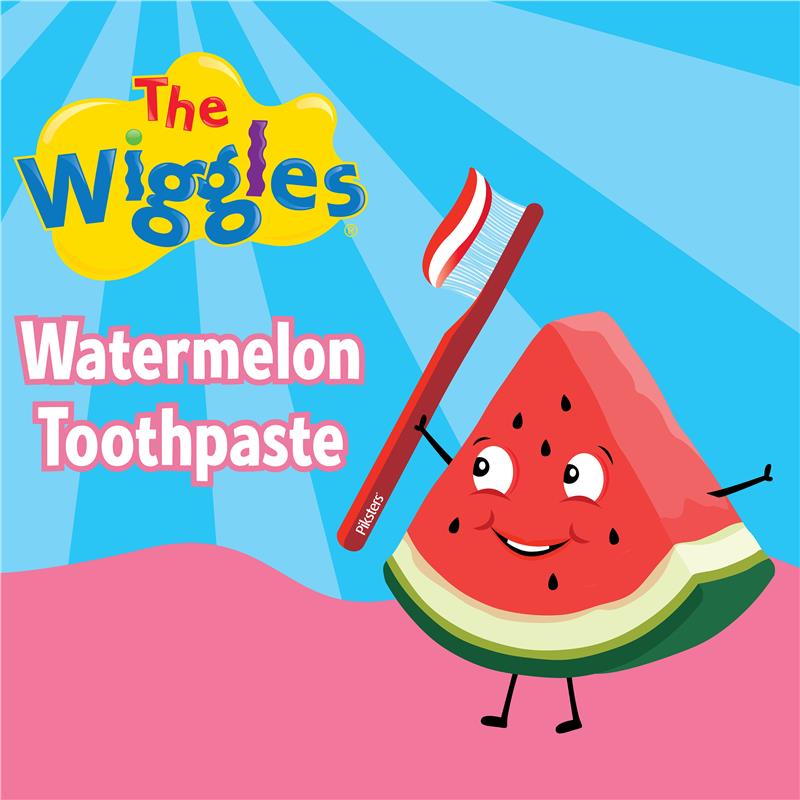 Buy Piksters The Wiggles Toothpaste Sugar Free Watermelon Ages 2 - 5 ...